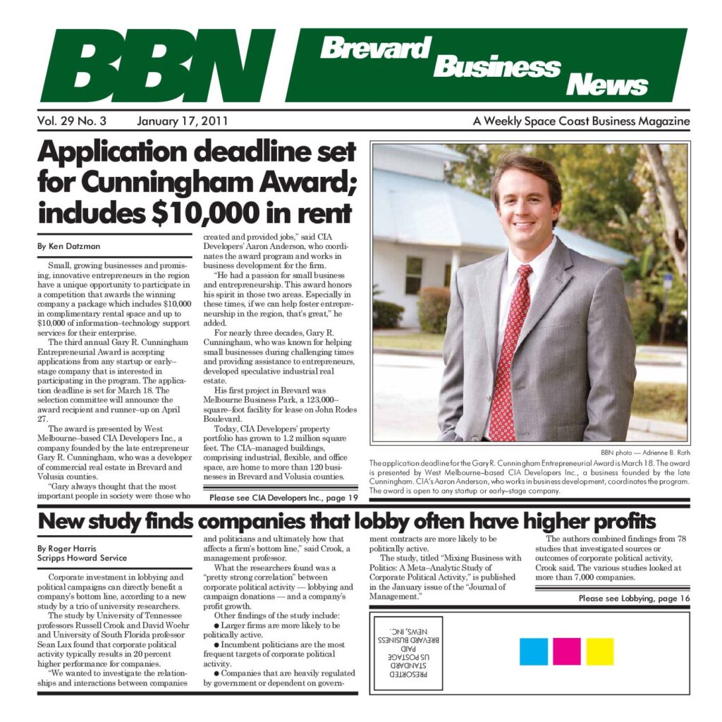 2011 Articles - Brevard Business News