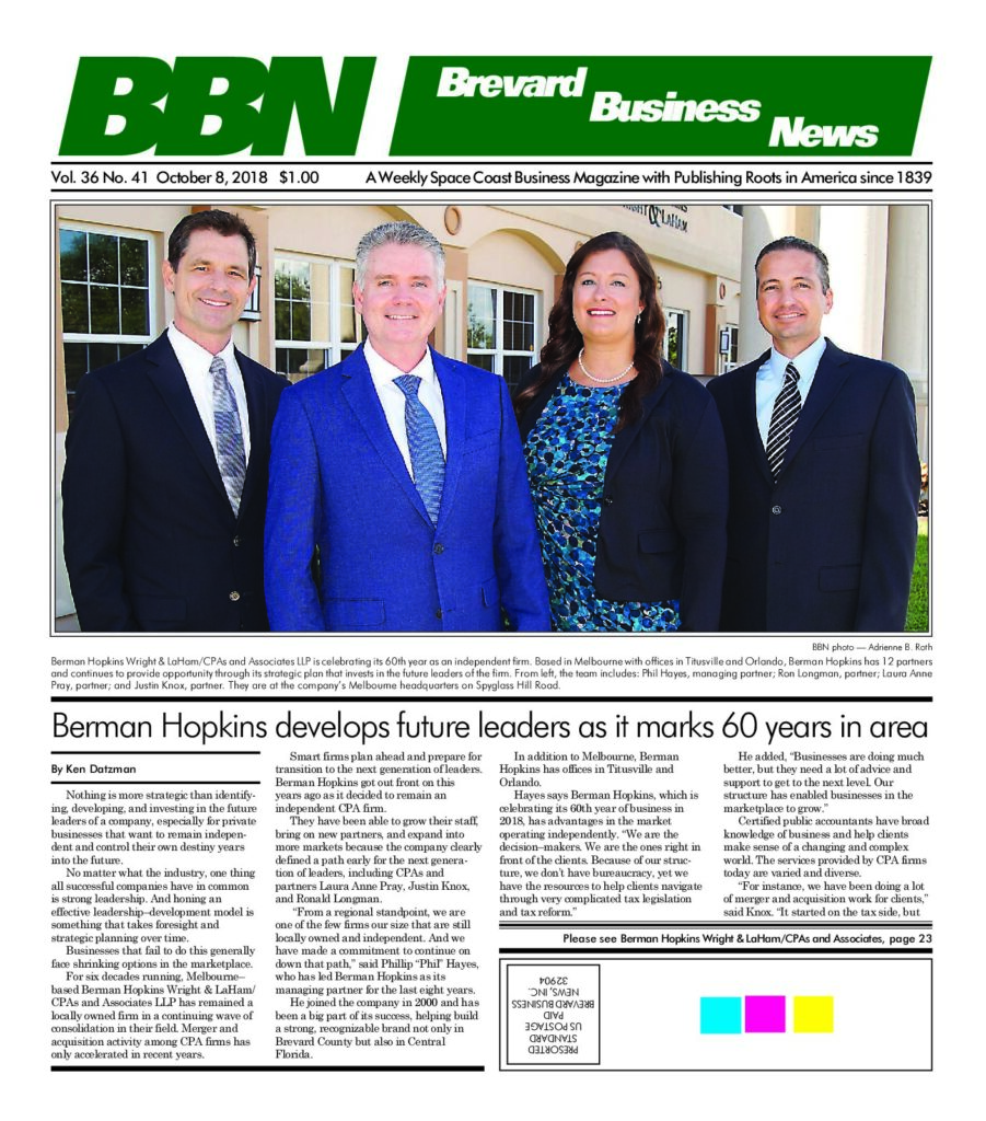 2018 Articles - Brevard Business News