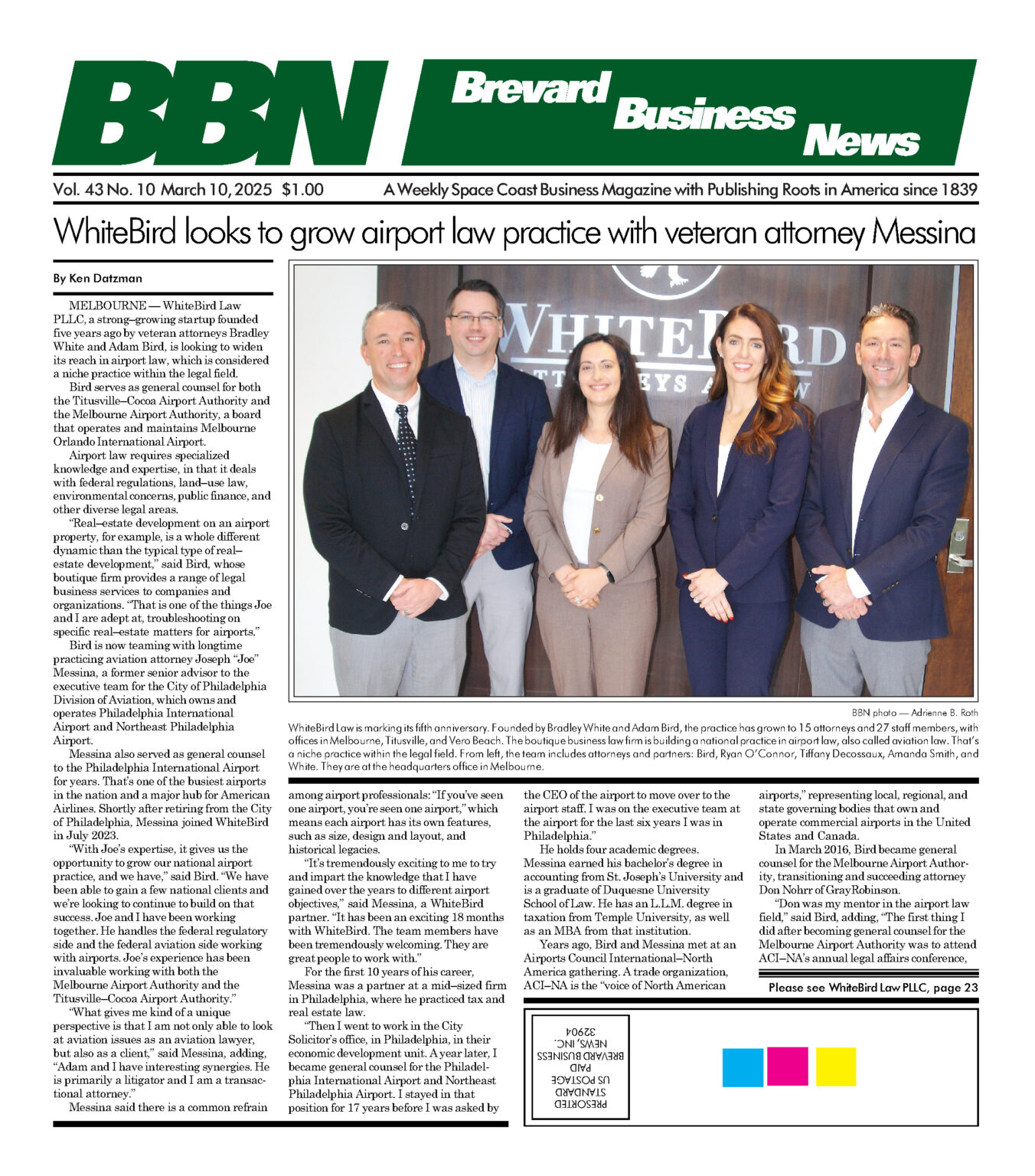 Brevard Business News, Where local business unfolds weekly